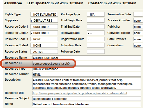 CASE & ERM Resource Records | Sierra CASE Tutorial